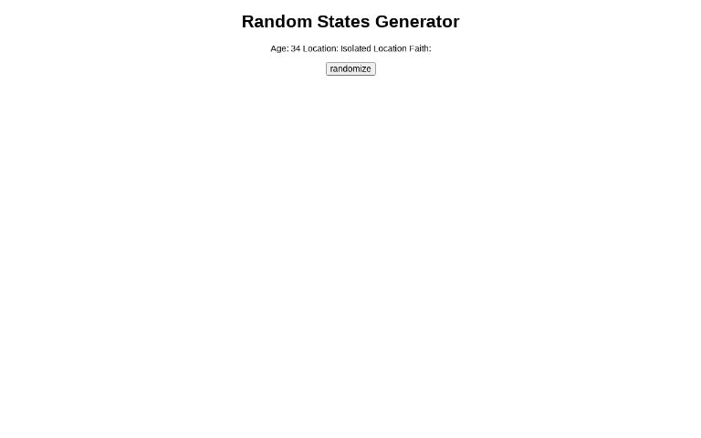 Random States Generator