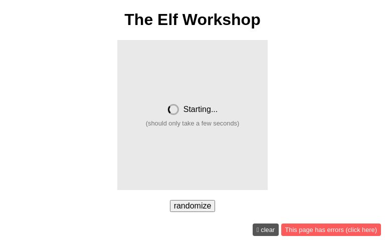 The Elf Workshop ― Perchance Generator