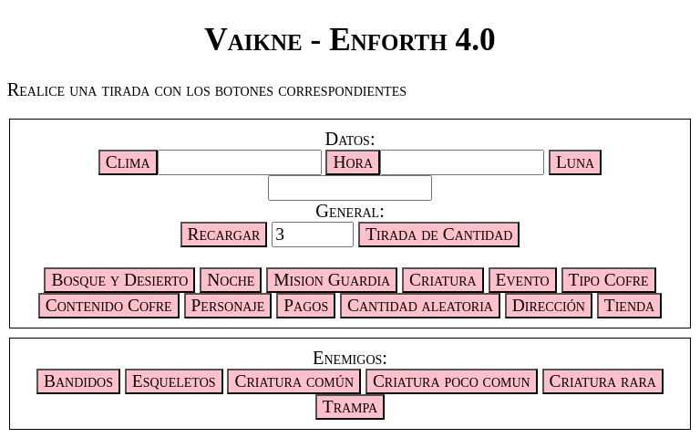 Vaikne - Enforth 4.0 ― Perchance Generator