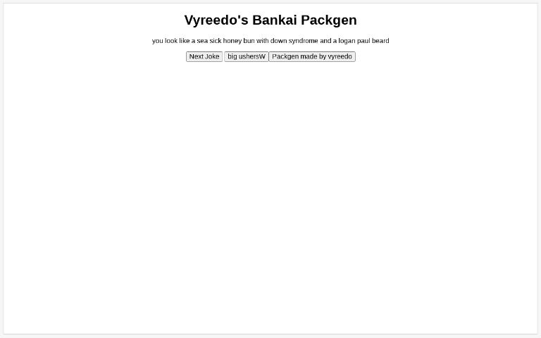 Vyreedo's Bankai Packgen ― Perchance Generator