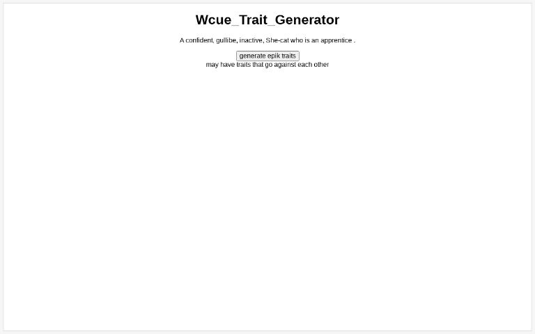 Wcue_Trait_Generator