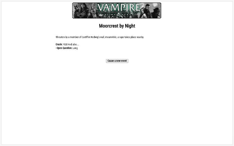 Moorcrest by Night ― Perchance Generator