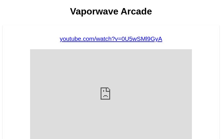 Vaporwave Arcade ― Perchance Generator