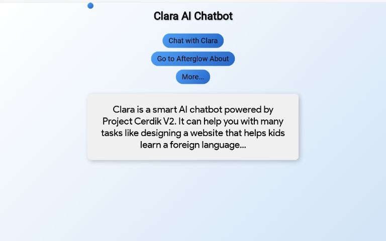 Clara AI Chatbot ― Perchance Generator