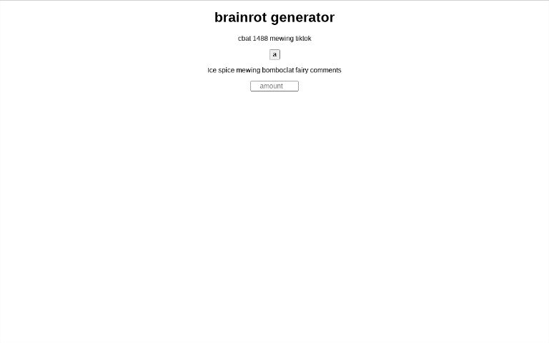 brainrot generator