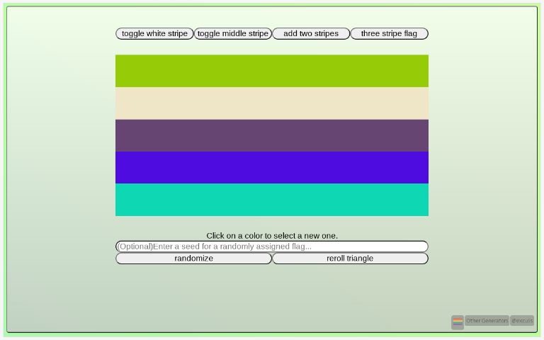 Pride Flag Generator