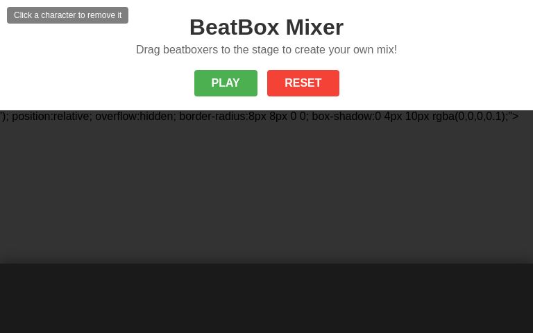 BeatBox Mixer ― Perchance Generator