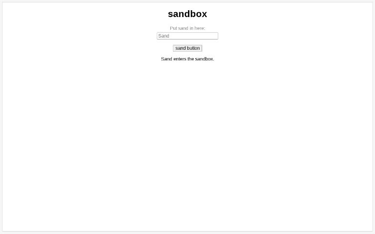 sandbox ― Perchance Generator