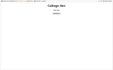 Callsign Gen