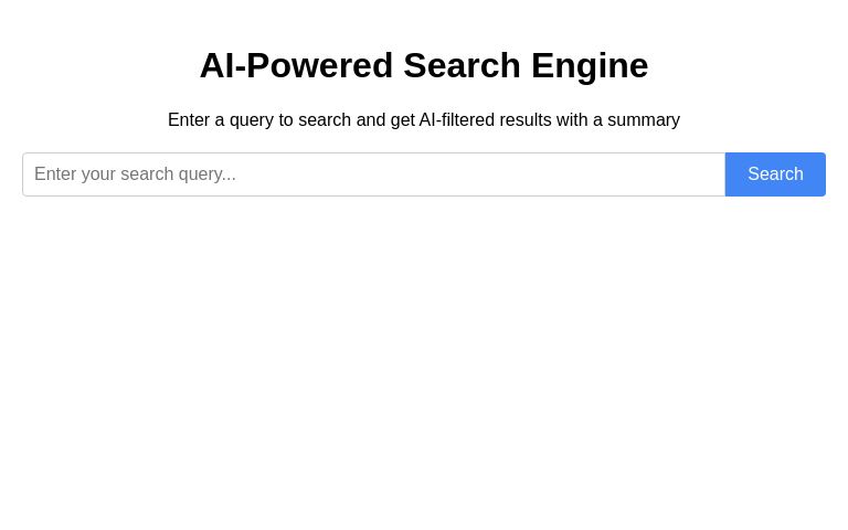 AI-Powered Search Engine ― Perchance Generator