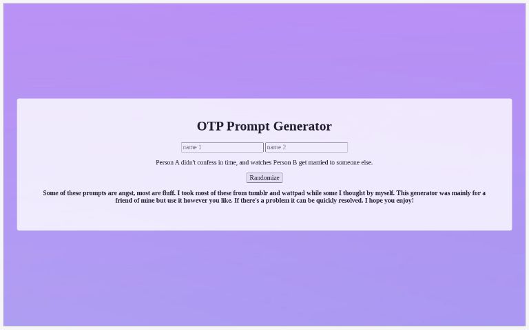 OTP Prompt Generator