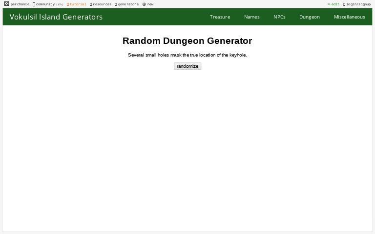 Random Dungeon Generator