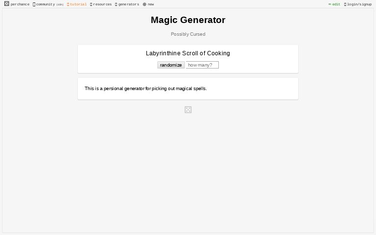Magic Generator