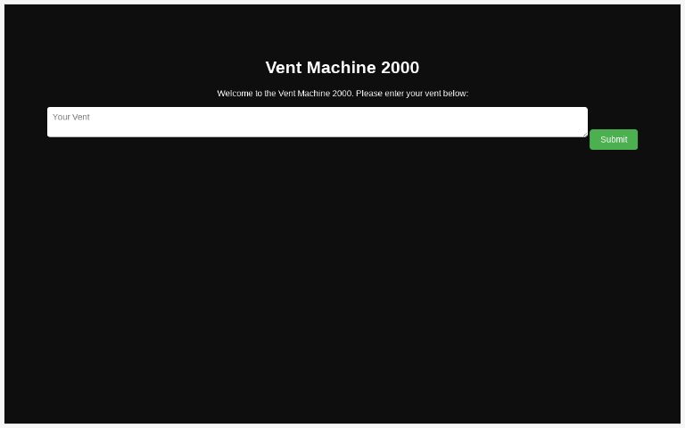 Vent Machine 2000 ― Perchance Generator