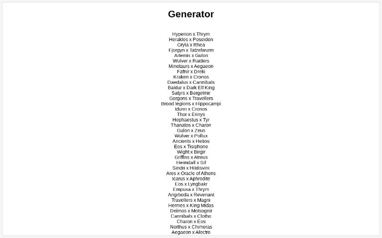 Generator
