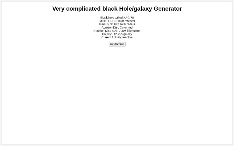 hello ― Perchance Generator