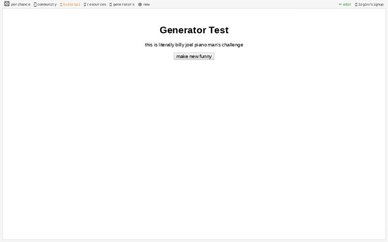 Generator Test