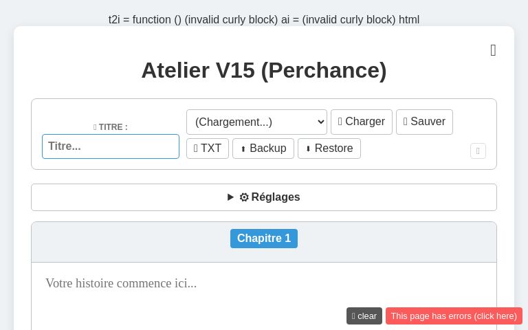 Atelier V15 (Perchance) ― Perchance Generator