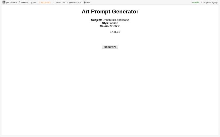 Art Prompt Generator