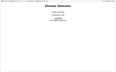 Disease Generator
