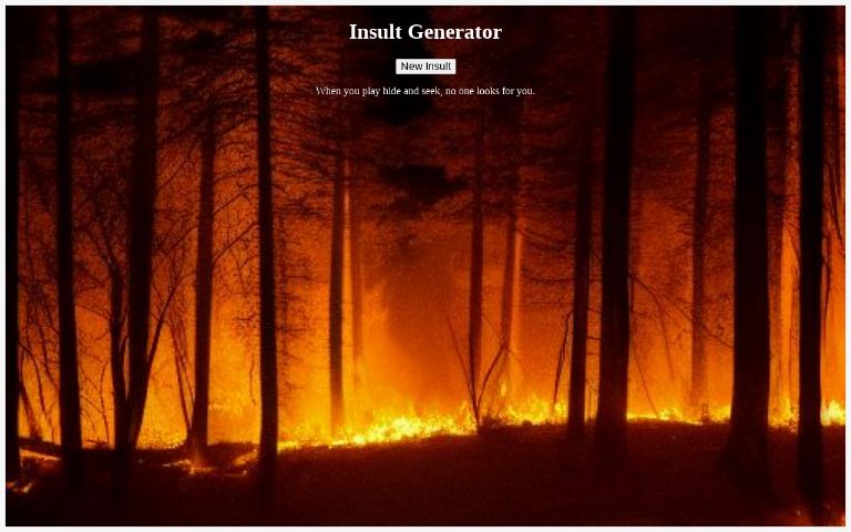 Insult Generator