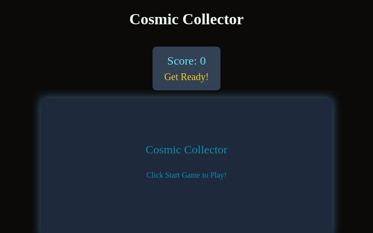 Cosmic Collector ― Perchance Generator