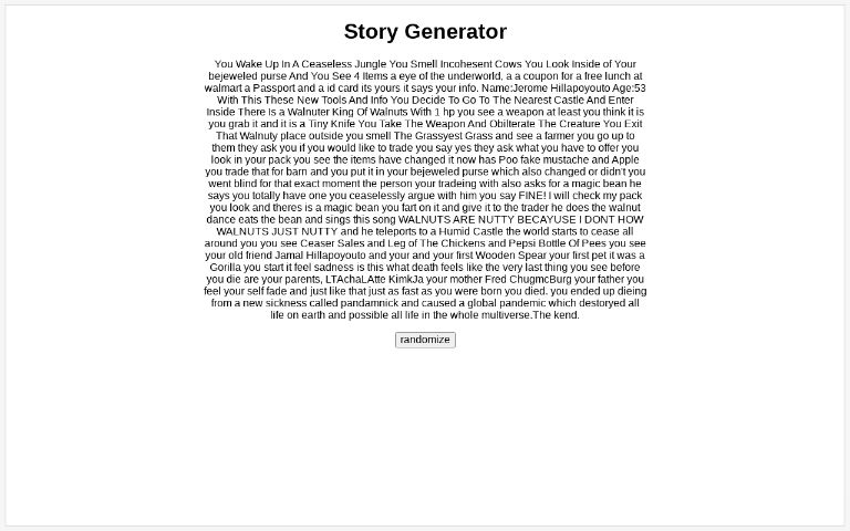 Story Generator