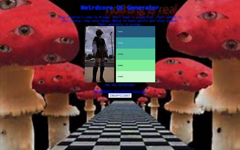 Weirdcore OC Generator