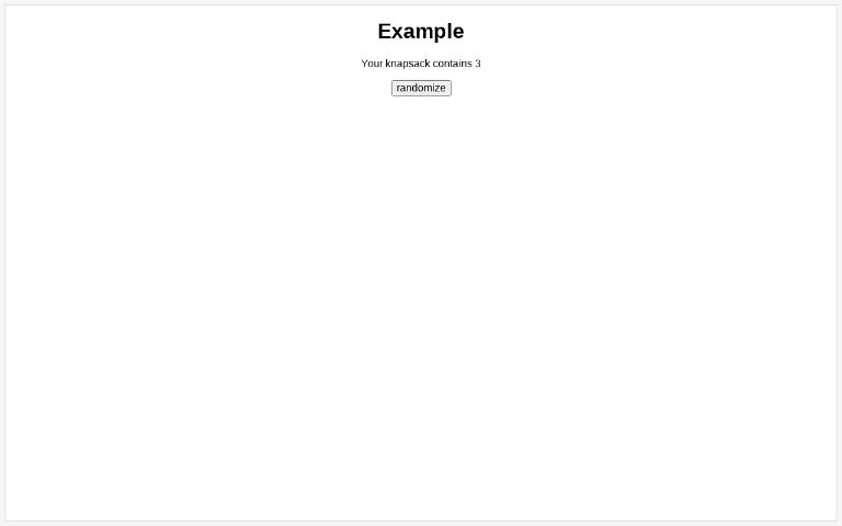 Example ― Perchance Generator