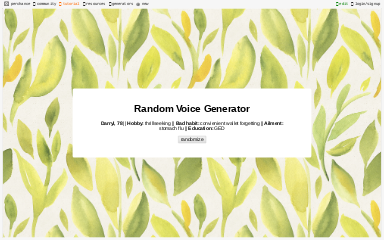 Random Voice Generator