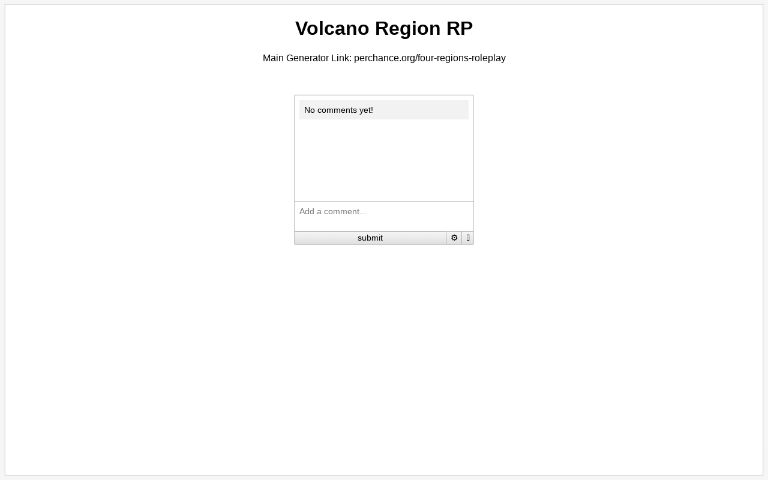 Volcano Region RP ― Perchance Generator