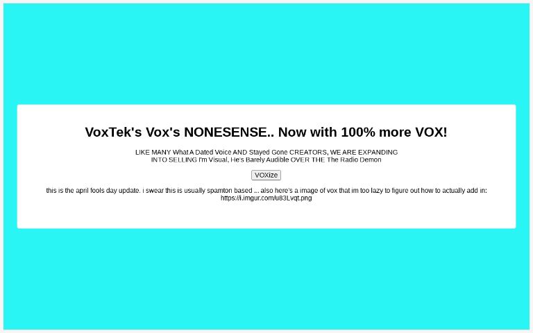 voxtek ― Perchance Generator