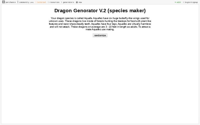 Dragon Genorator V.2 (species maker) ― Perchance Generator