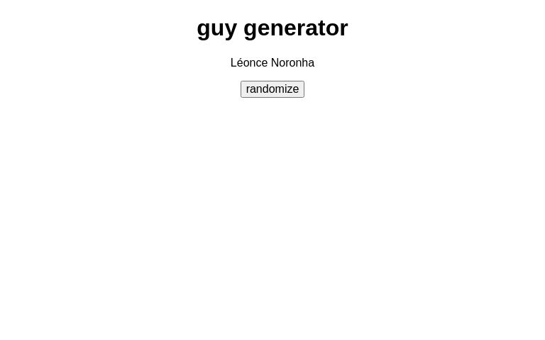 guy generator