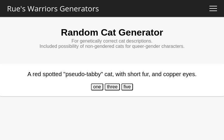 Random Cat Generator