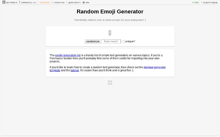Random Emoji Generator