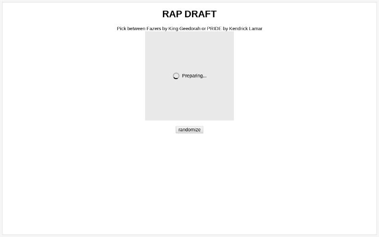 RAP DRAFT ― Perchance Generator