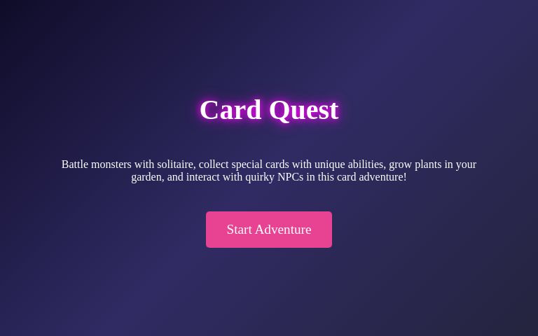 Card Quest ― Perchance Generator