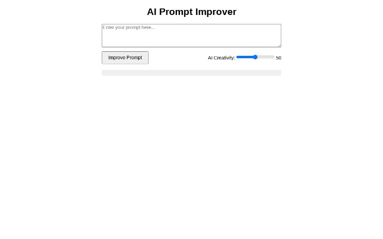 AI Prompt Improver ― Perchance Generator