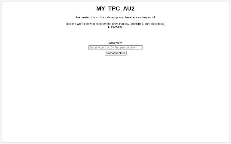 MY_TPC_AU2 ― Perchance Generator