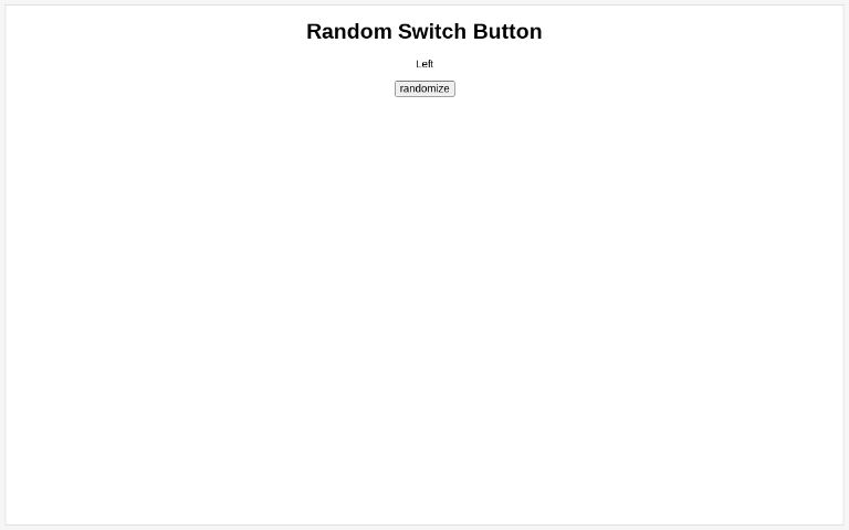 Random Switch Button ― Perchance Generator