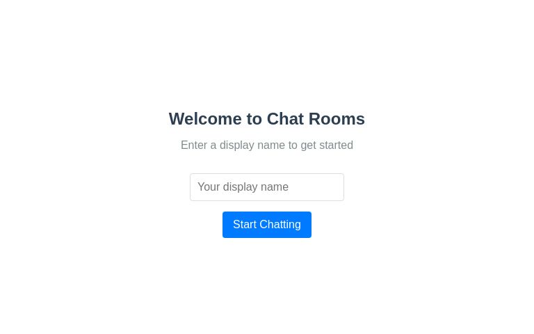 Welcome to Chat Rooms