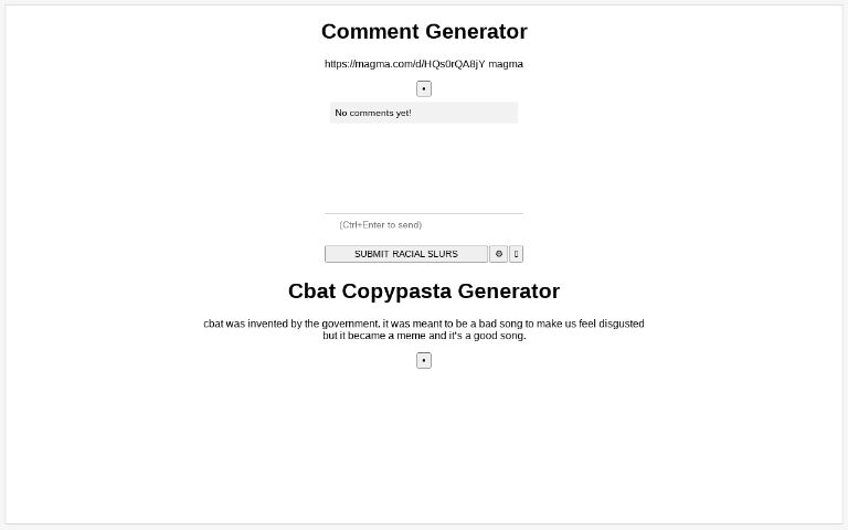 Comment Generator