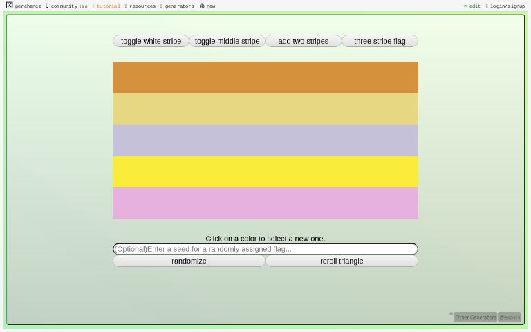 Pride Flag Generator