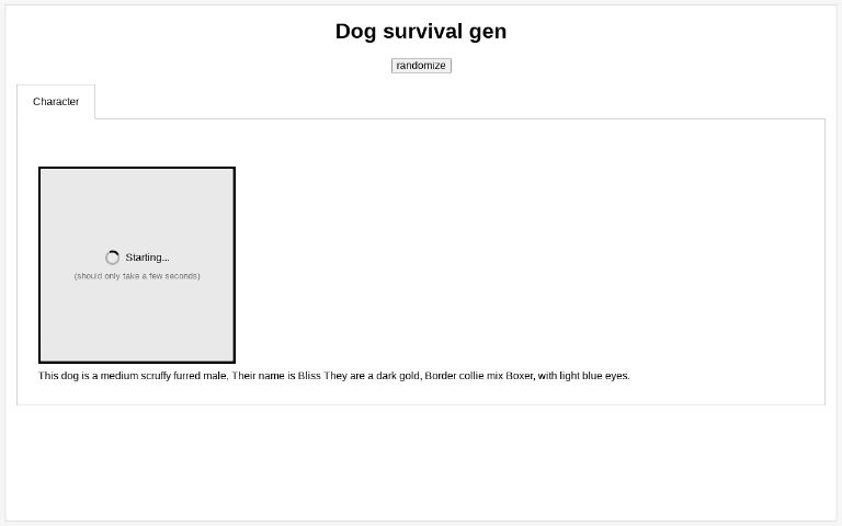 Dog survival gen
