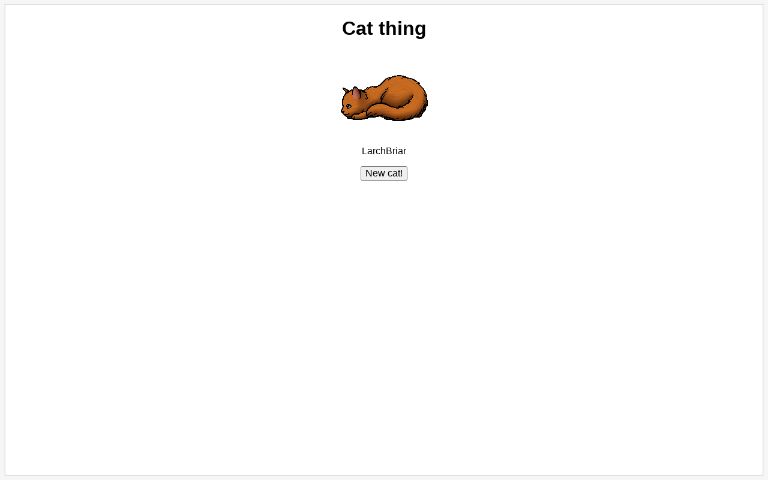 Cat thing ― Perchance Generator