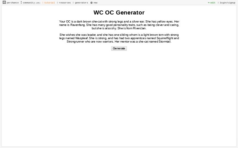 WC OC Generator