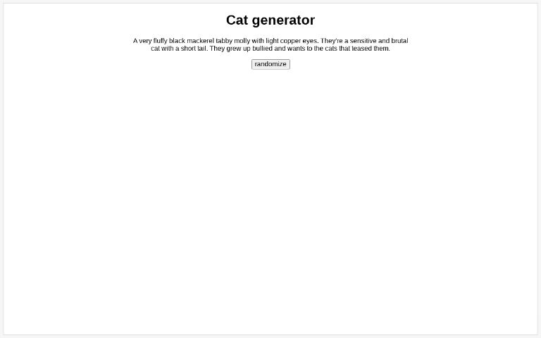 Cat generator