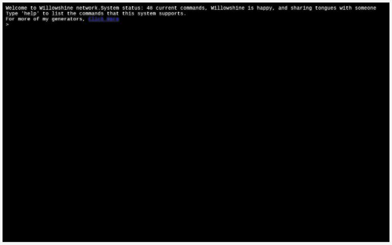 Interative Terminal Template ― Perchance Generator