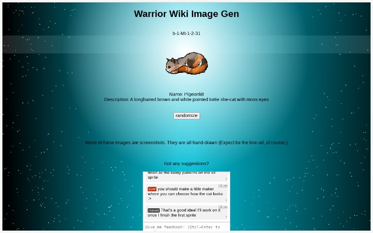 Warrior Wiki Image Gen
